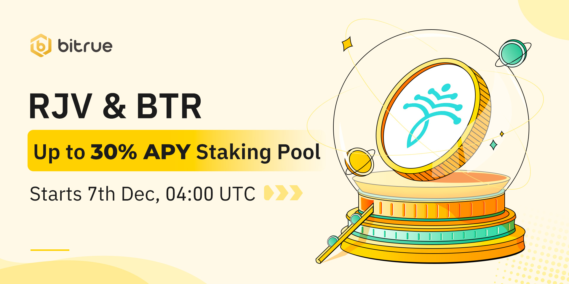 REJUVE.AI (RJV) & Bitrue Coin (BTR) STAKING: Earn Up to 30% APY ...