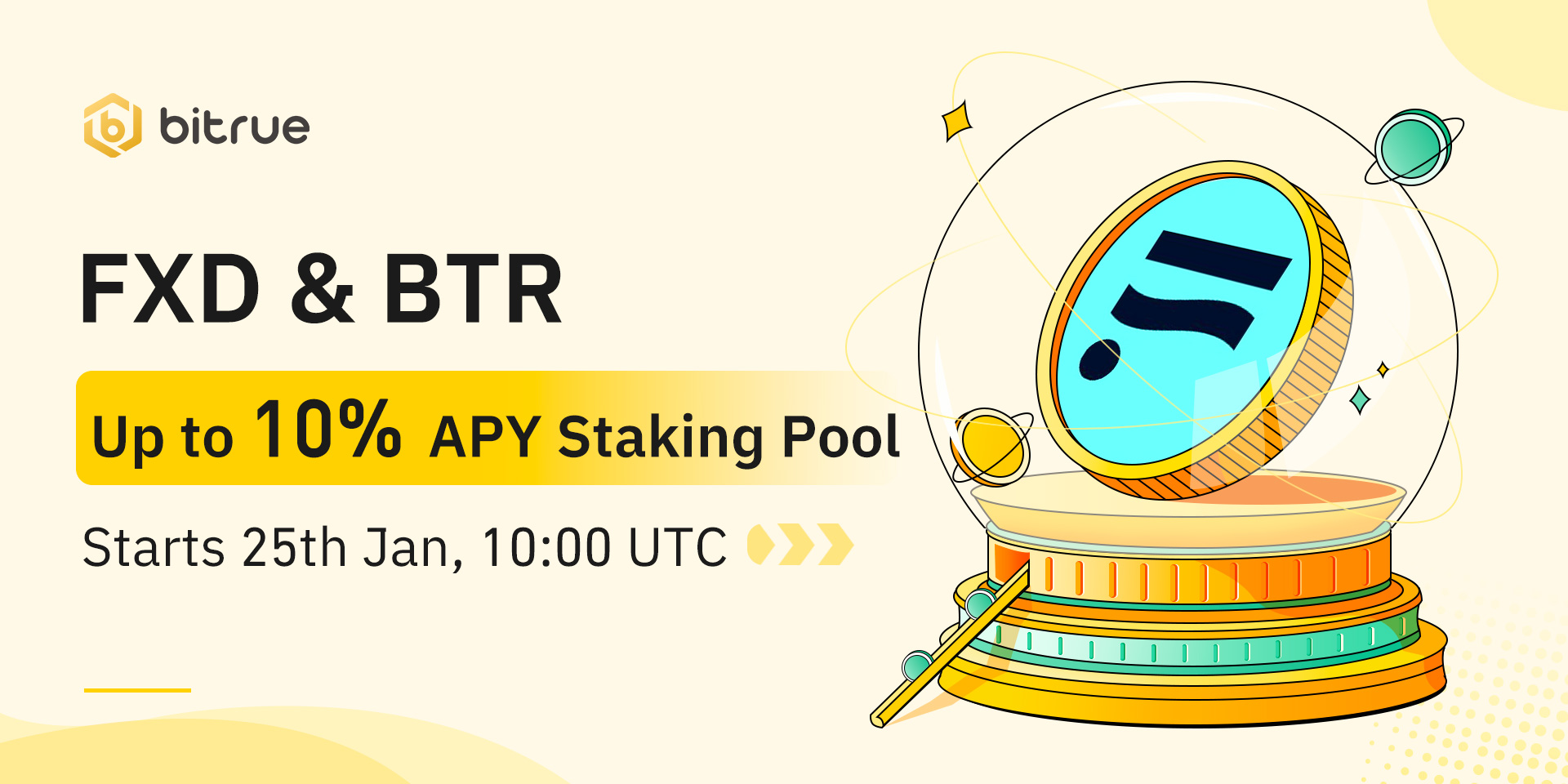 FXD & Bitrue Coin (BTR) STAKING: Earn Up to 10% APY – Bitrue FAQ