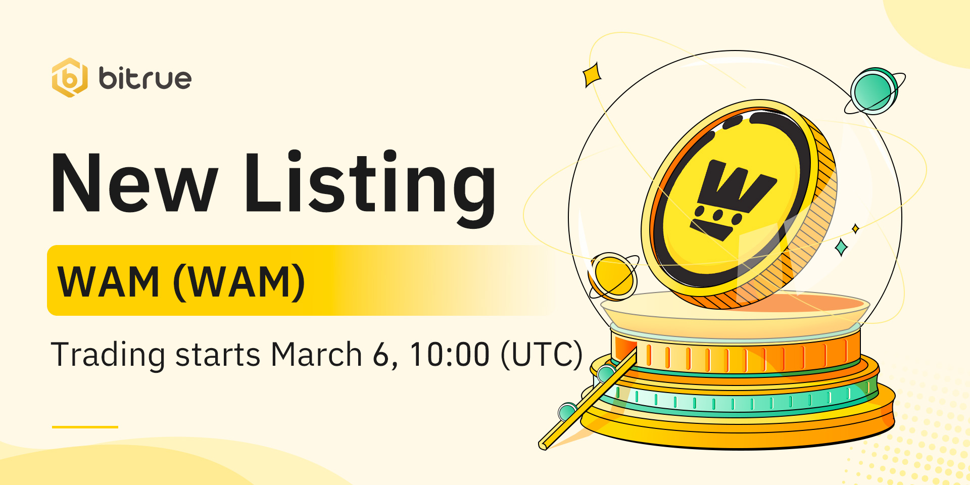 Bitrue Will List WAM (WAM) – Bitrue FAQ