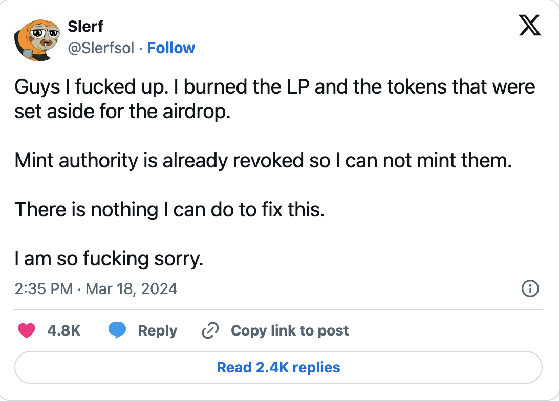 SLERF Memecoin: 논란과 부상 – Bitrue FAQ