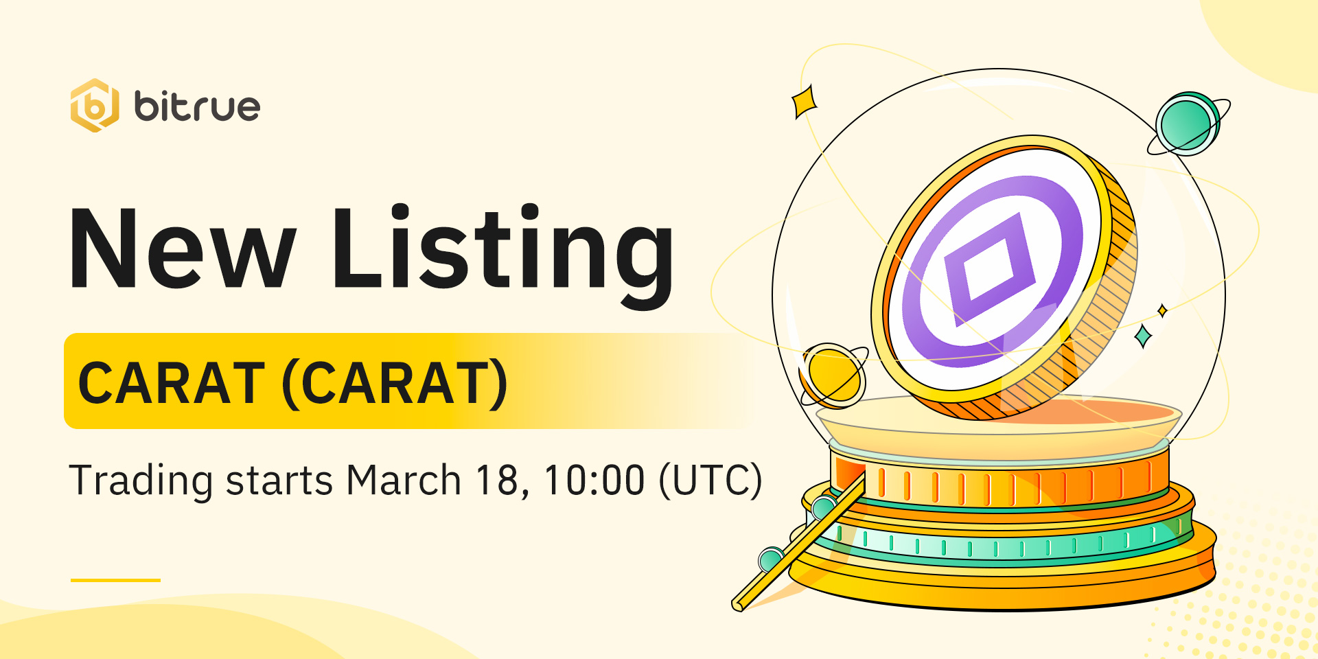 Bitrue Will List CARAT (CARAT) – Bitrue FAQ
