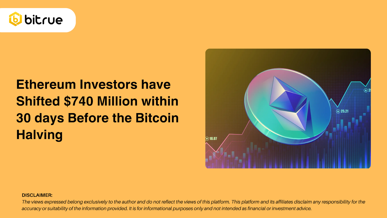 Ethereum Investors have Shifted $740 Million within 30 days Before the ...