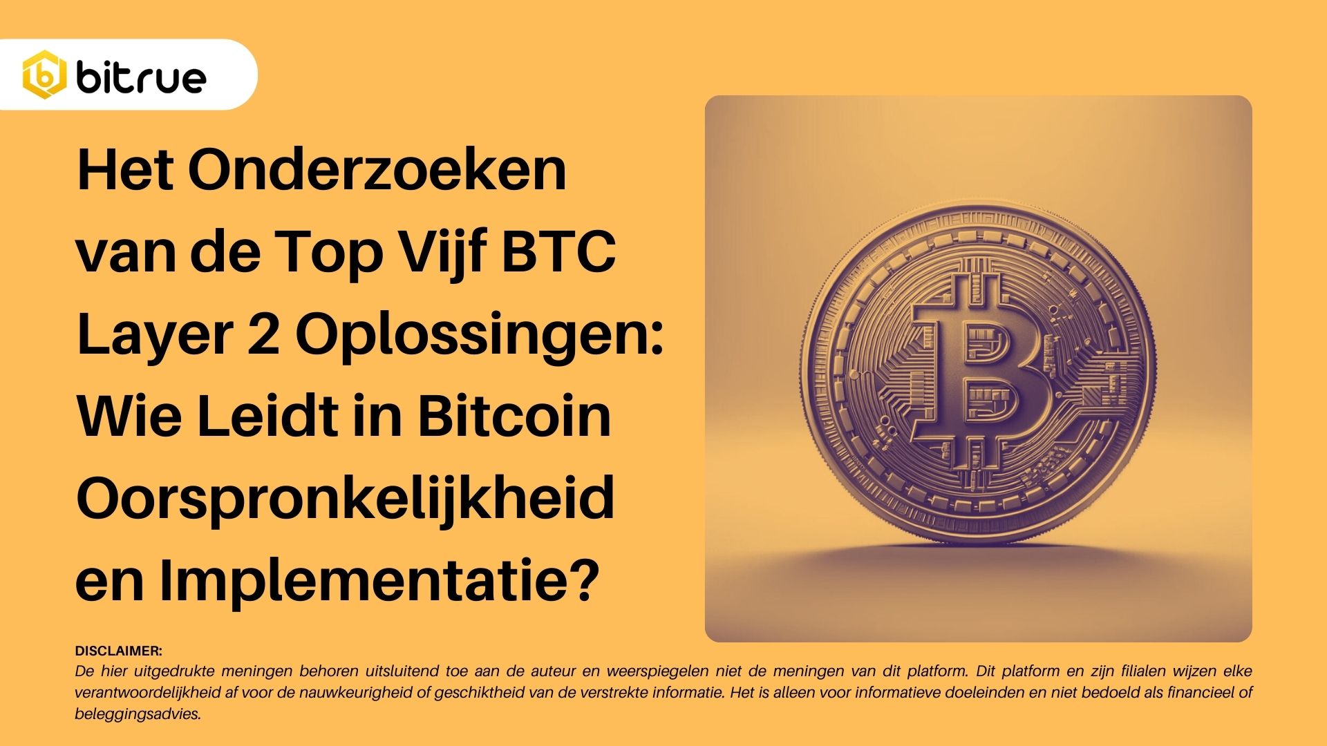 Het Onderzoeken van de Top Vijf BTC Layer 2 Oplossingen: Wie Leidt in Bitcoin Oorspronkelijkheid ...