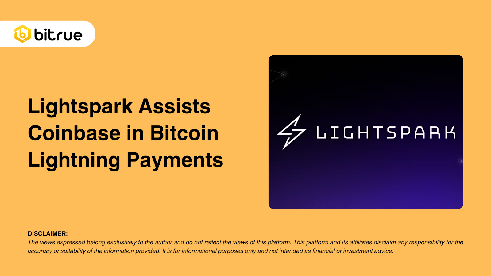 Lightspark Assists Coinbase in Bitcoin Lightning Payments – Bitrue FAQ
