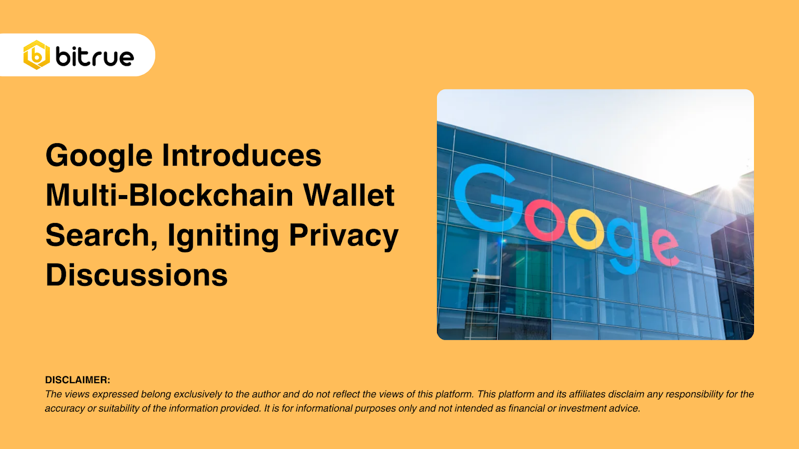 Google Introduces Multi-Blockchain Wallet Search, Igniting Privacy ...