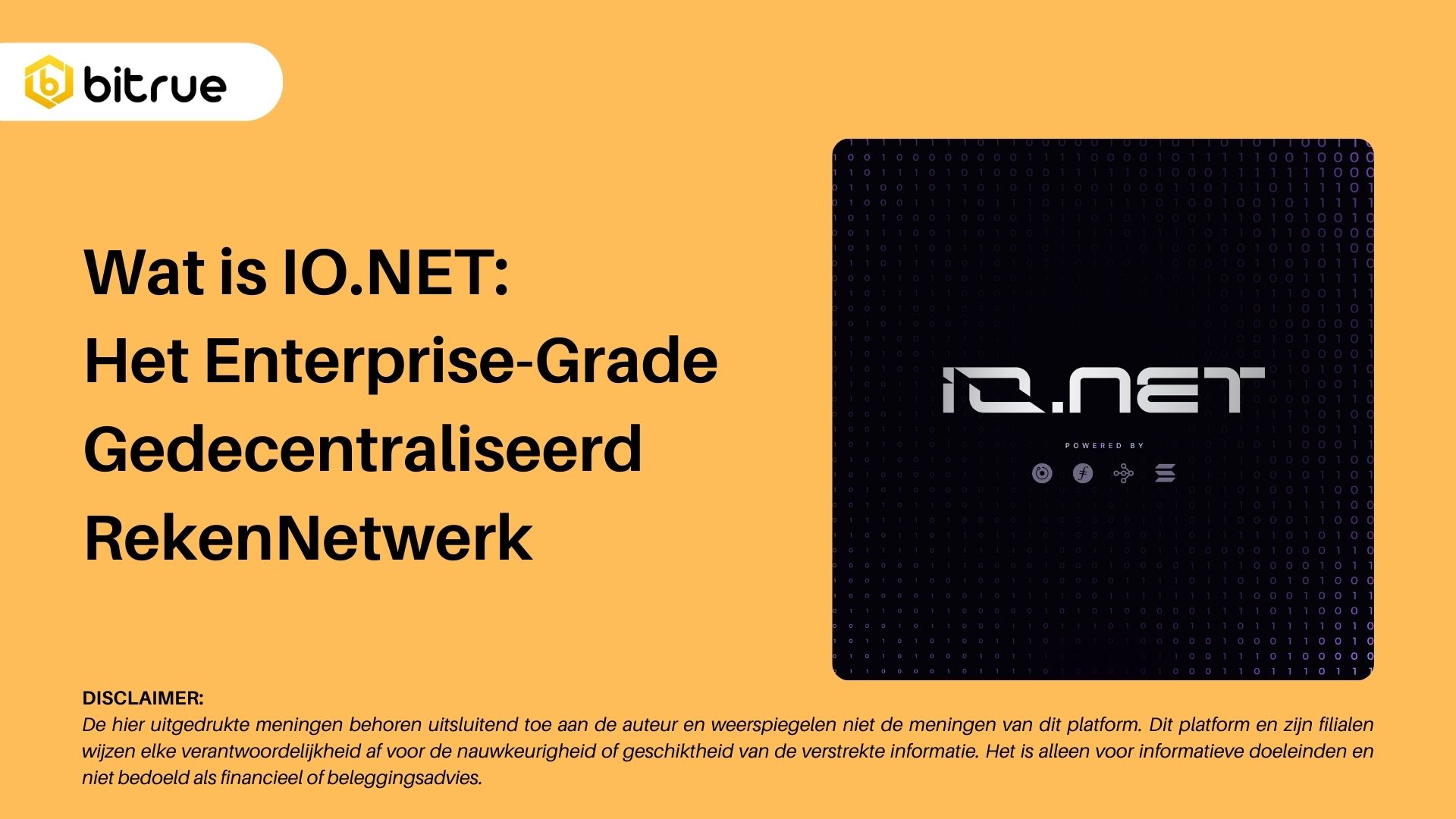 Wat is IO.NET: Het Enterprise-Grade Gedecentraliseerd RekenNetwerk ...