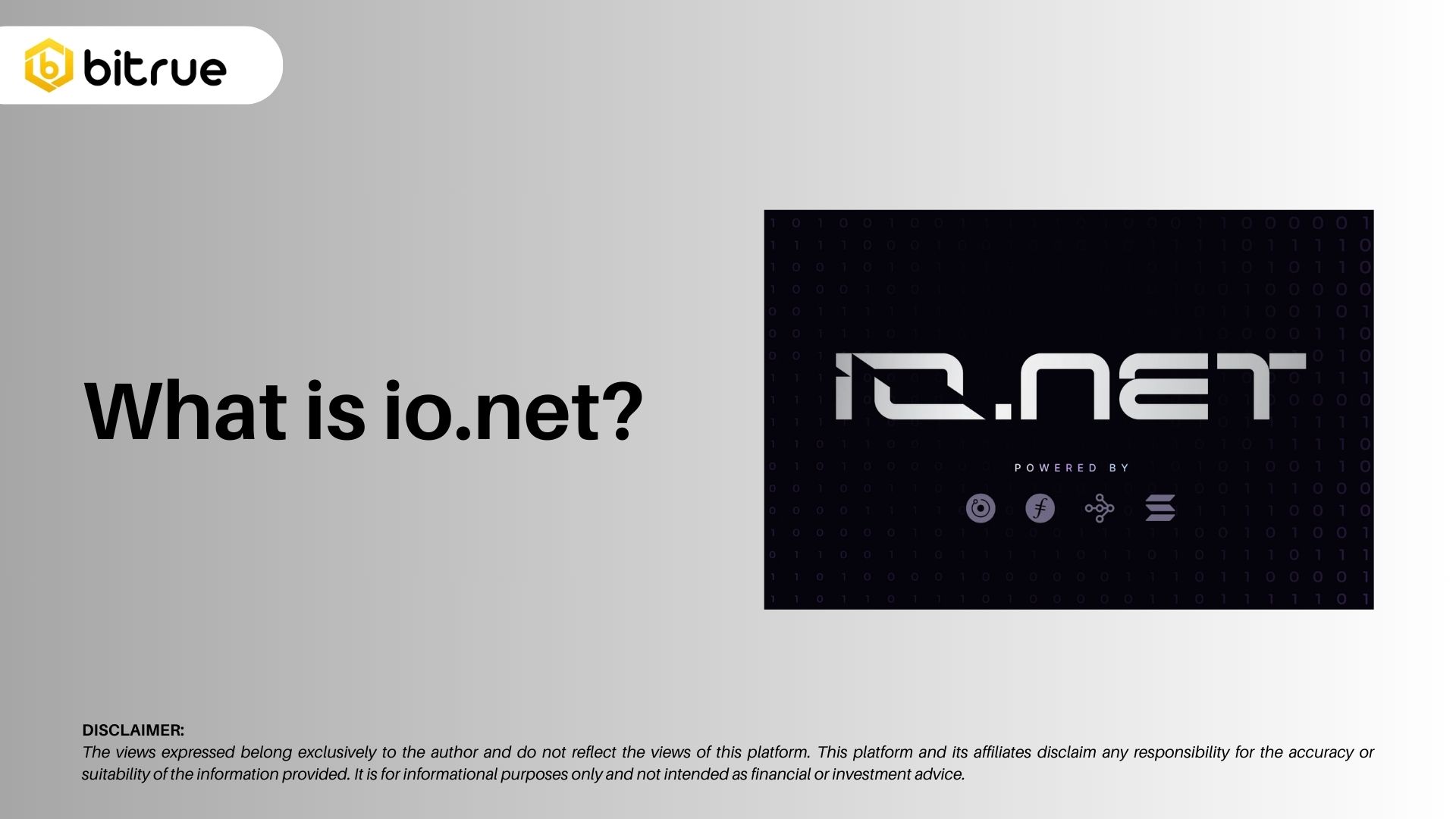 What is io.net? The New Project in the AI DePIN Sector – Bitrue FAQ