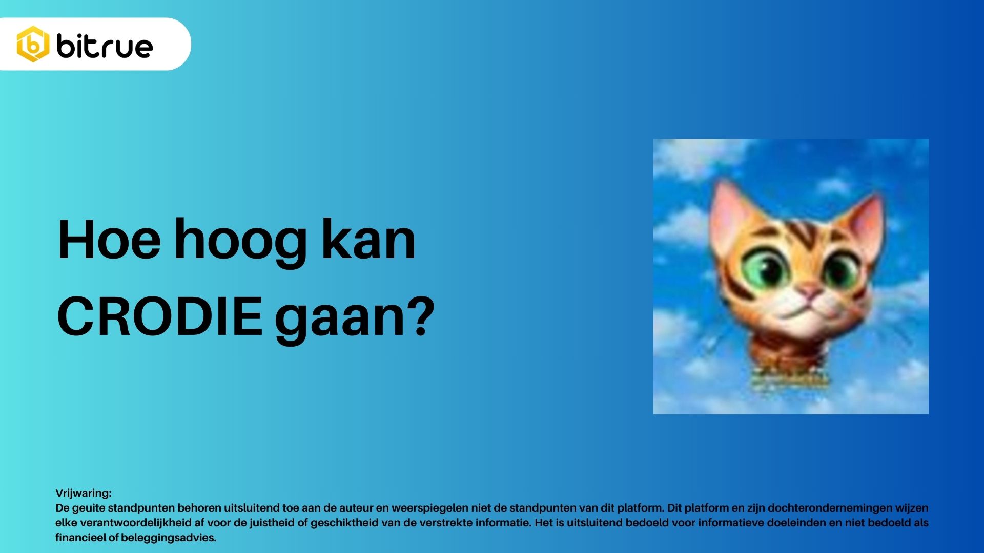 Analyse van de prijs van de nieuwe Solana Meme Coin Crodie – Bitrue FAQ