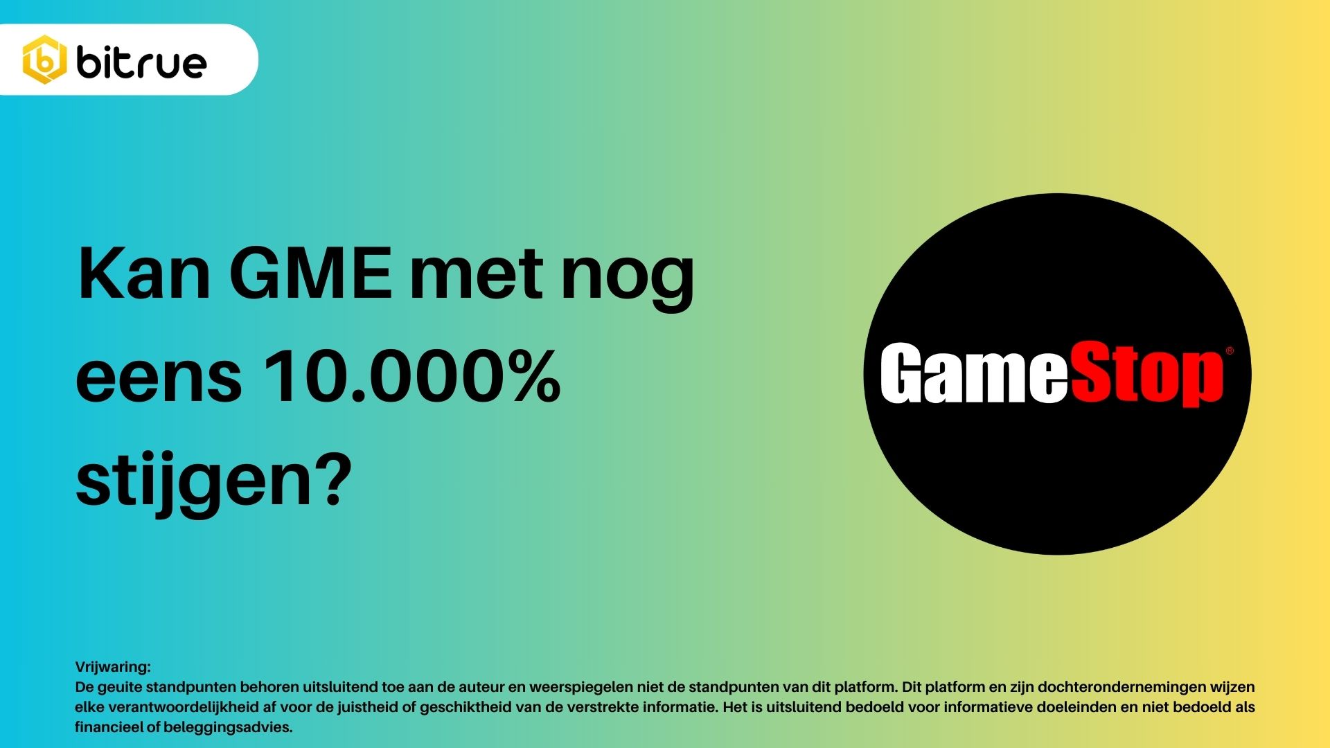 Kan het GME Token nog een stijging van 10.000% bereiken? – Bitrue FAQ