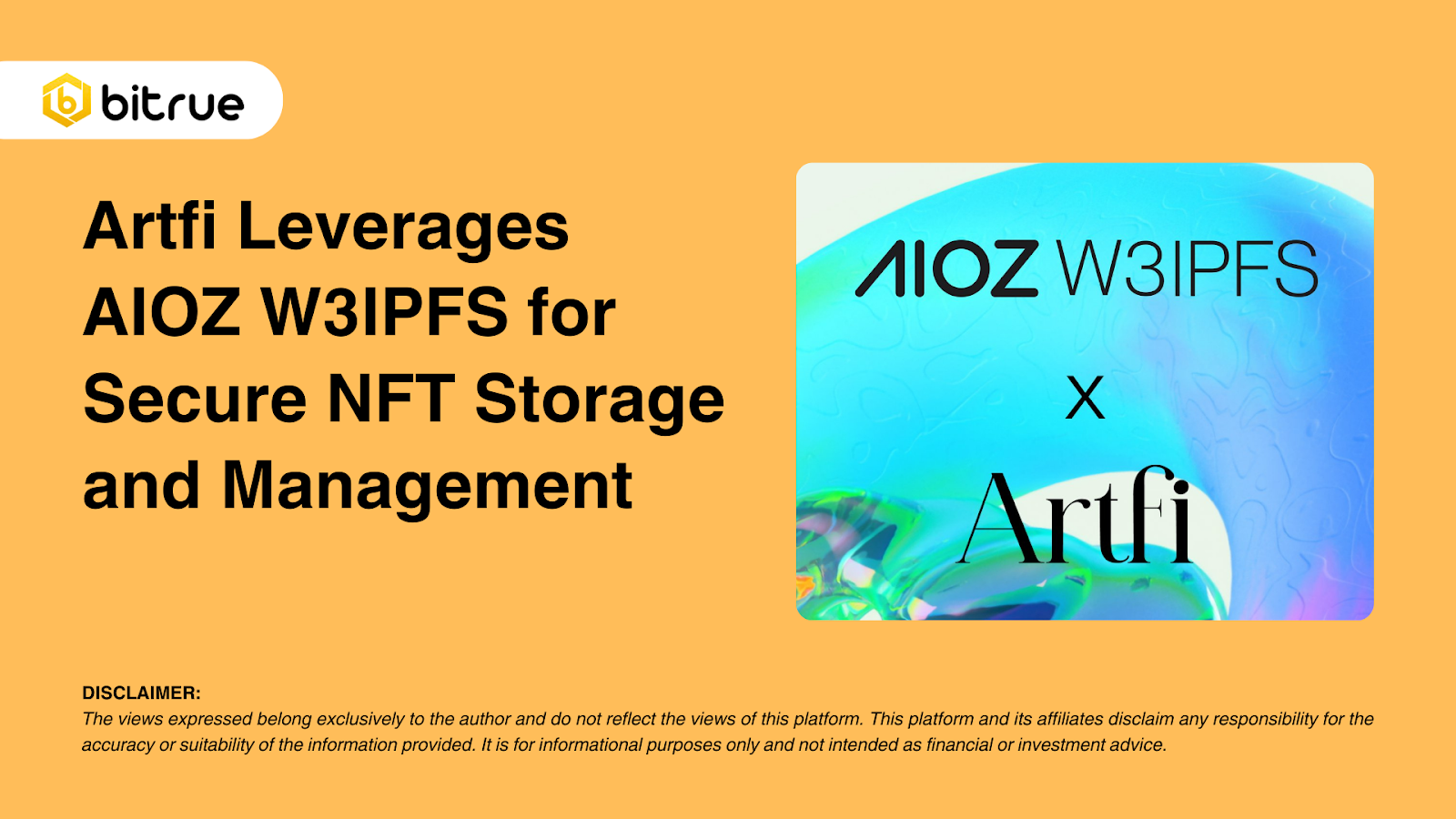 Artfi maakt gebruik van AIOZ W3IPFS voor veilige NFT-opslag en -beheer – Bitrue FAQ