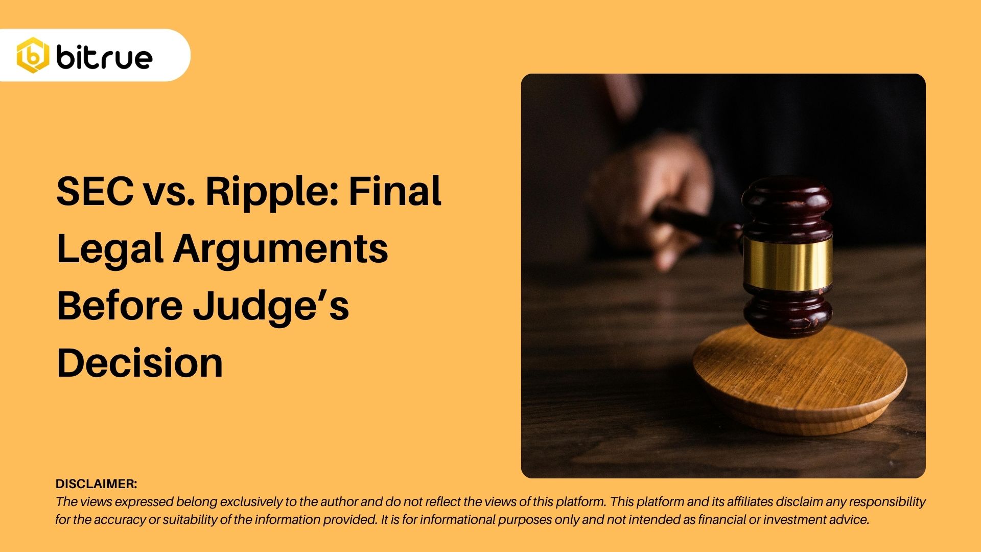 SEC vs. Ripple: Final Legal Arguments Before Judge’s Decision – Bitrue FAQ
