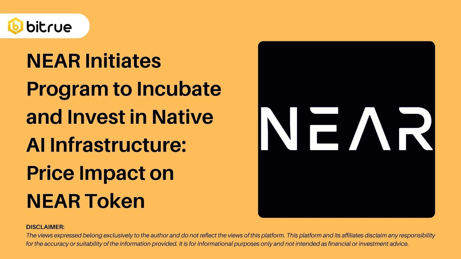 NEAR start programma om native AI-infrastructuur te incuberen en erin ...