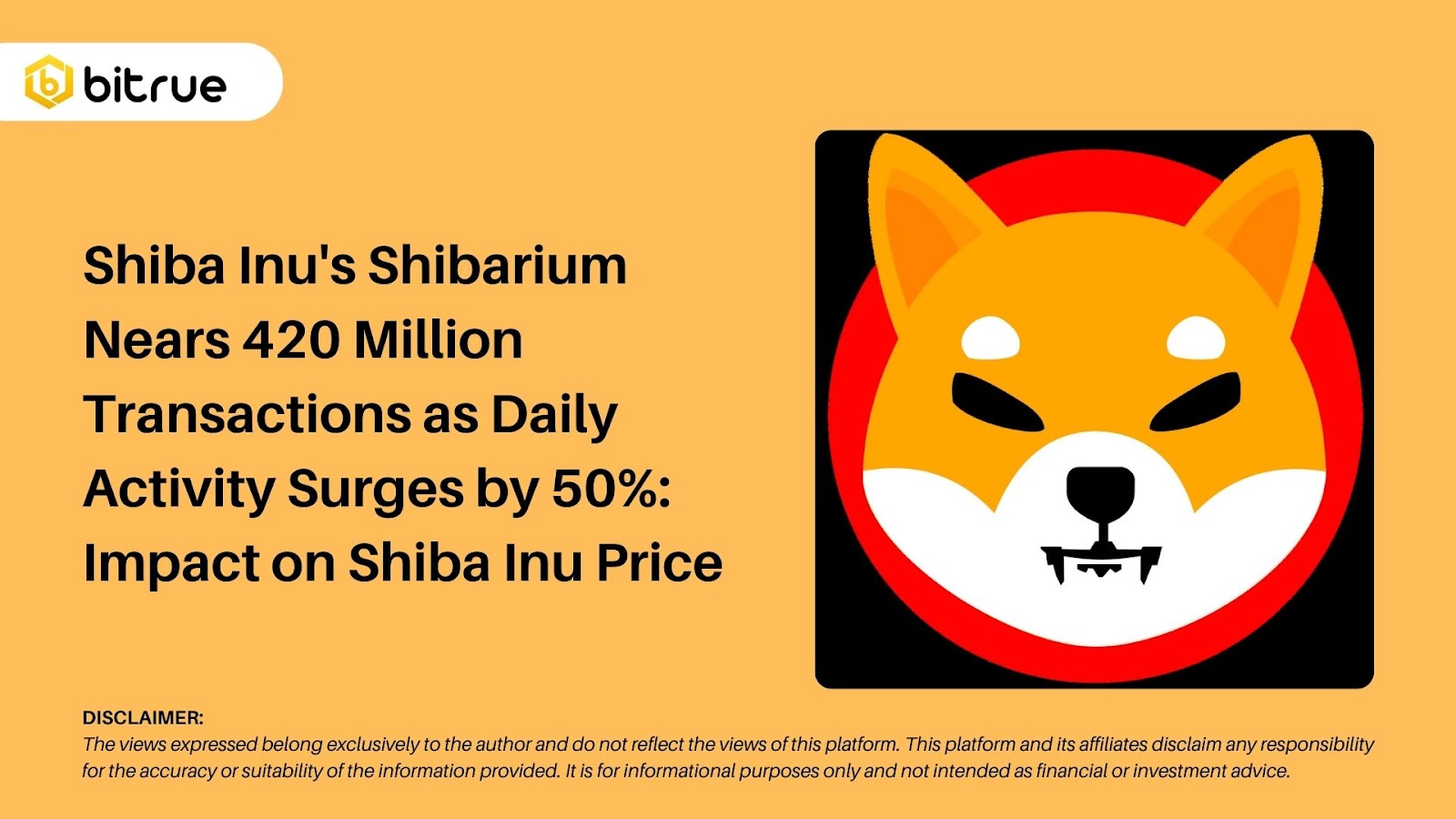 Shiba Inu's Shibarium Nears 420 Million Transactions as Daily Activity Surges by 50%: Impact on ...