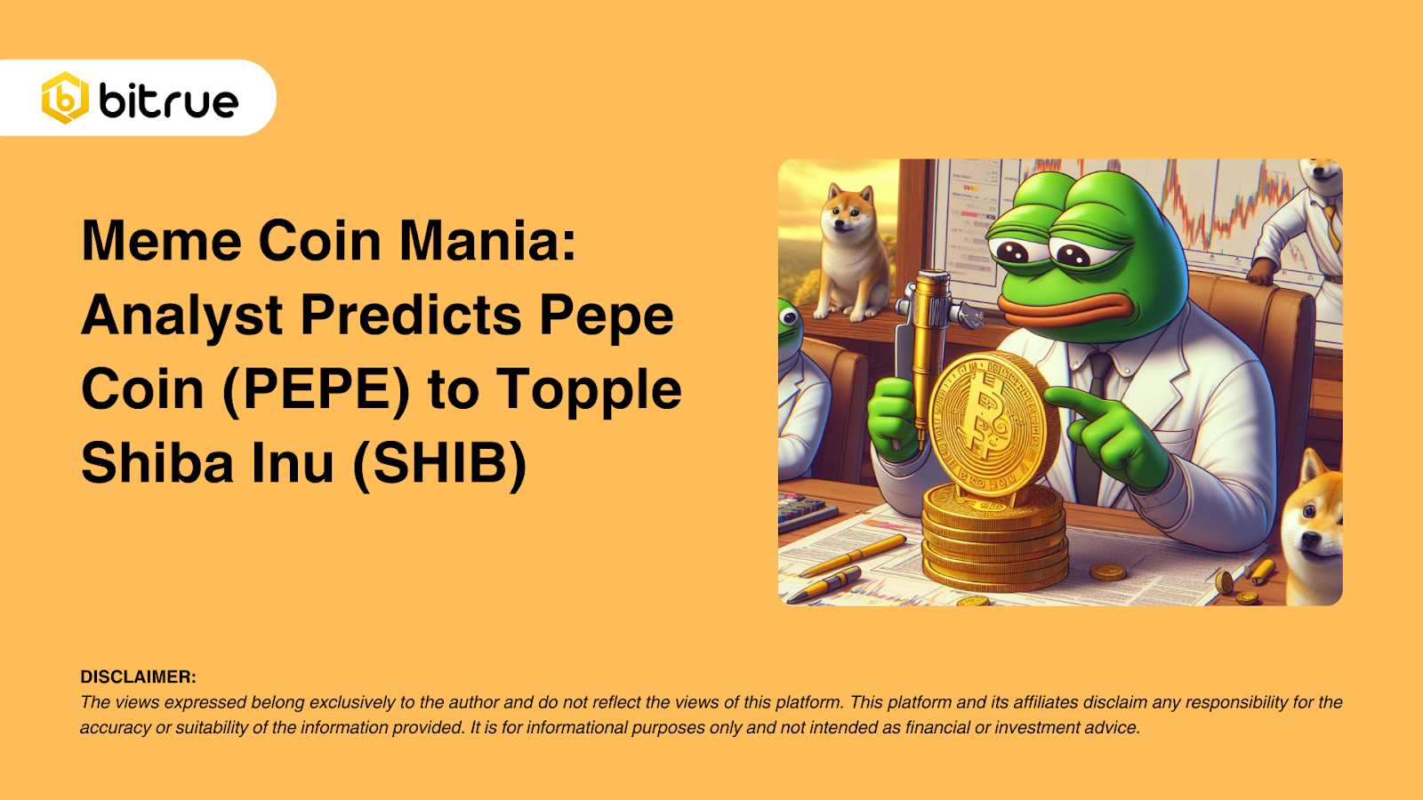 Meme Coin Mania: analist voorspelt dat Pepe Coin (PEPE) Shiba Inu (SHIB) omver zal werpen ...