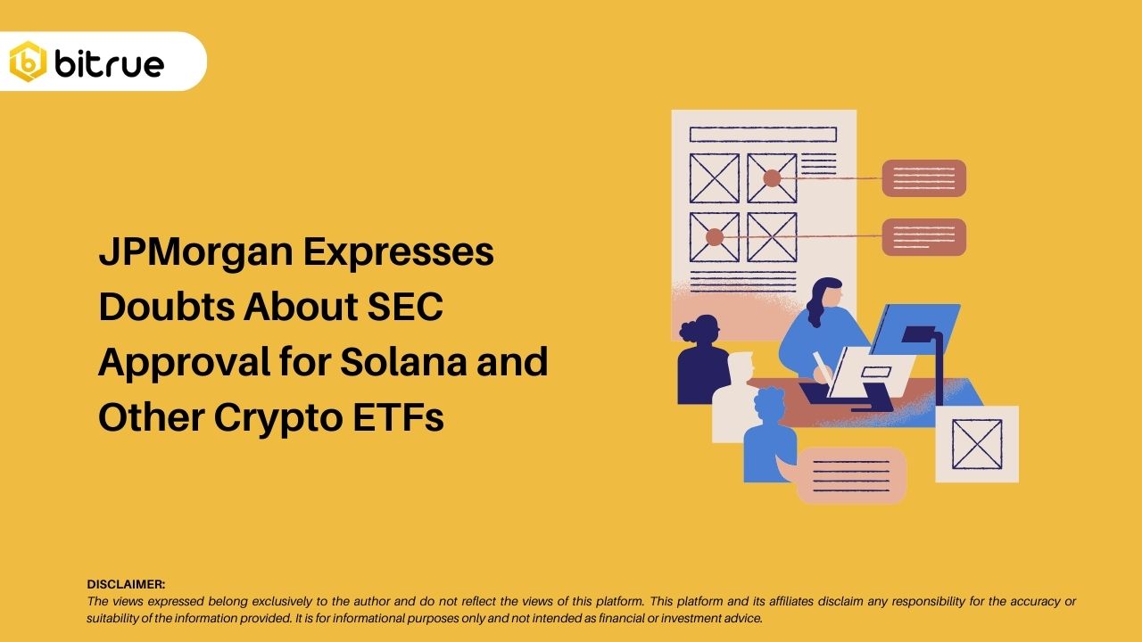 JP모건, 솔라나 및 기타 암호화폐 ETF에 대한 SEC 승인에 의구심을 표명 – Bitrue FAQ