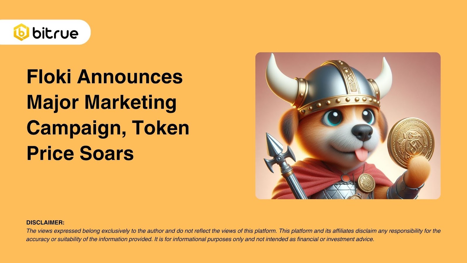 Floki, 주요 마케팅 캠페인 발표, 토큰 가격 급등 – Bitrue FAQ