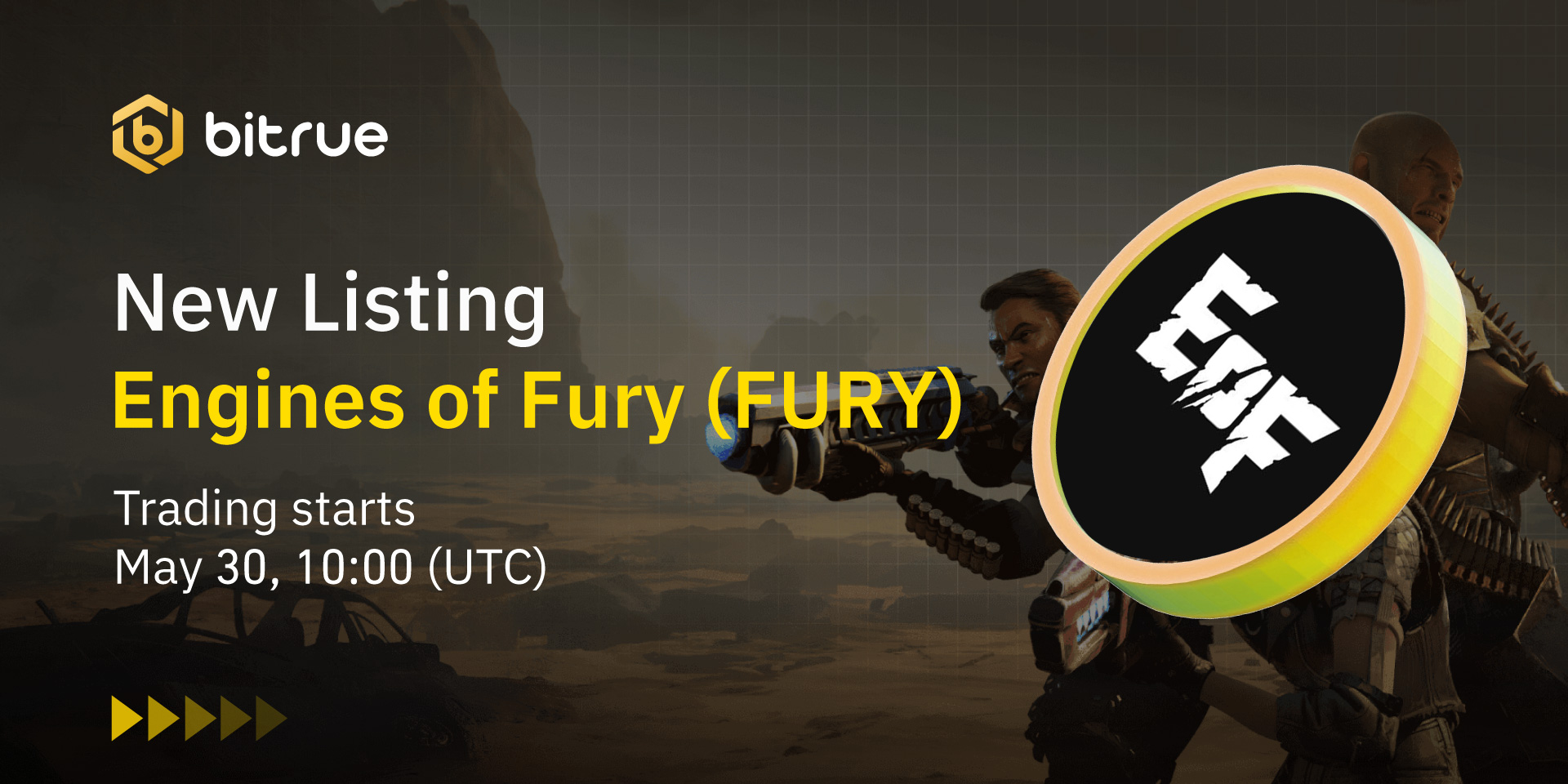 Bitrue Will List Engines of Fury (FURY) – Bitrue FAQ