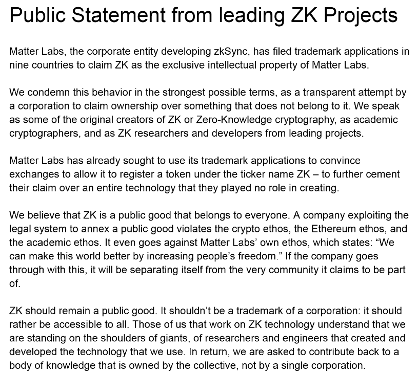Matter Labs, 업계 반발 속 ZK 상표 삭제 – Bitrue FAQ
