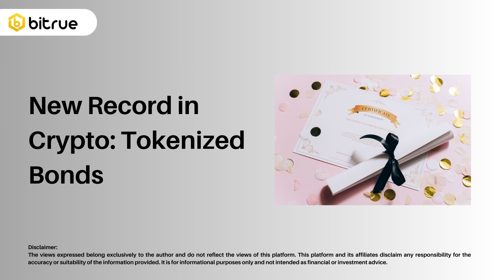 New Record in Crypto: Tokenized Bonds Reached $1.44 Billion in Value ...