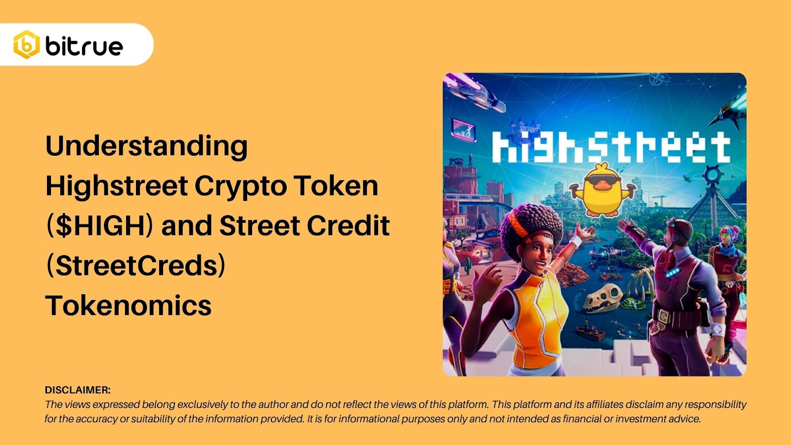 Understanding Highstreet Crypto Token ($HIGH) and Street Credit ...