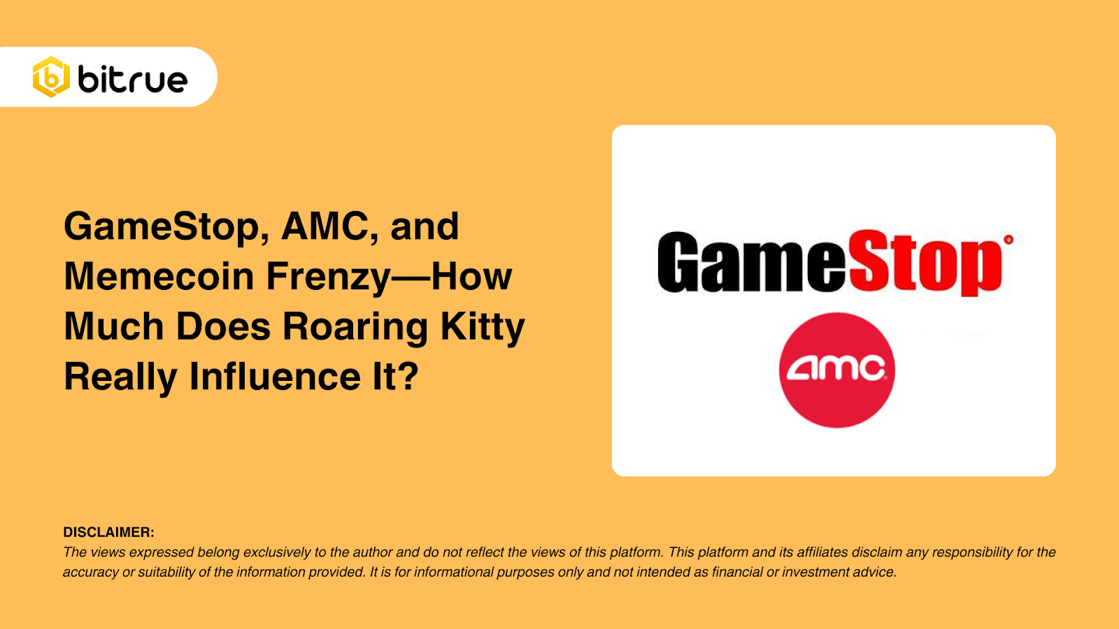 GameStop, AMC en Memecoin Frenzy - Hoeveel invloed heeft Roaring Kitty ...