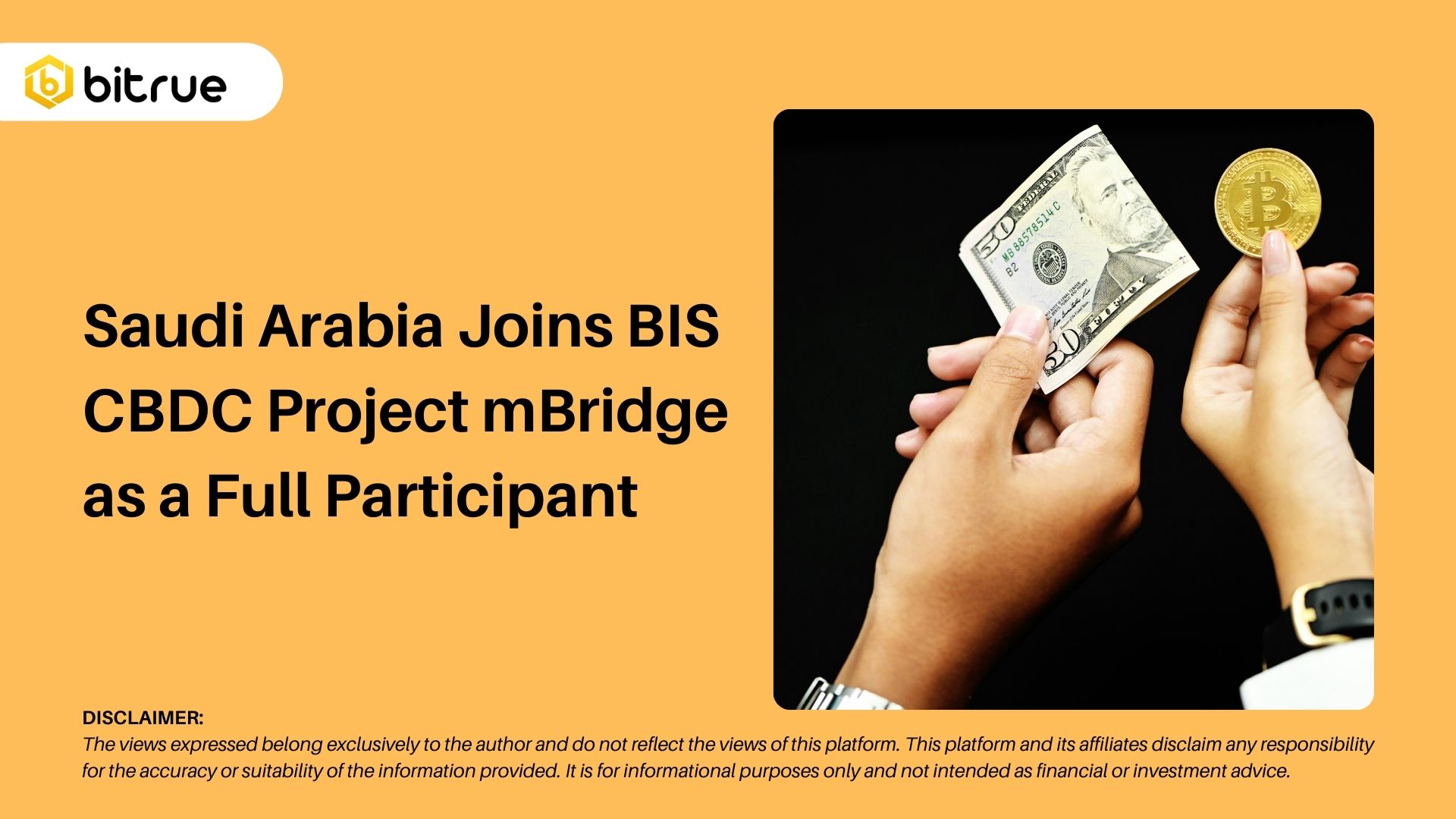 Saoedi-Arabië sluit zich aan bij BIS CBDC-project mBridge als volwaardige deelnemer – Bitrue FAQ