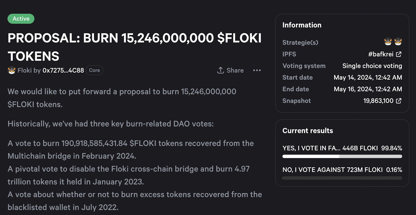 FLOKI Inu의 큰 움직임 - 150억 개 이상의 토큰 소각으로 9% 랠리 촉발 – Bitrue FAQ
