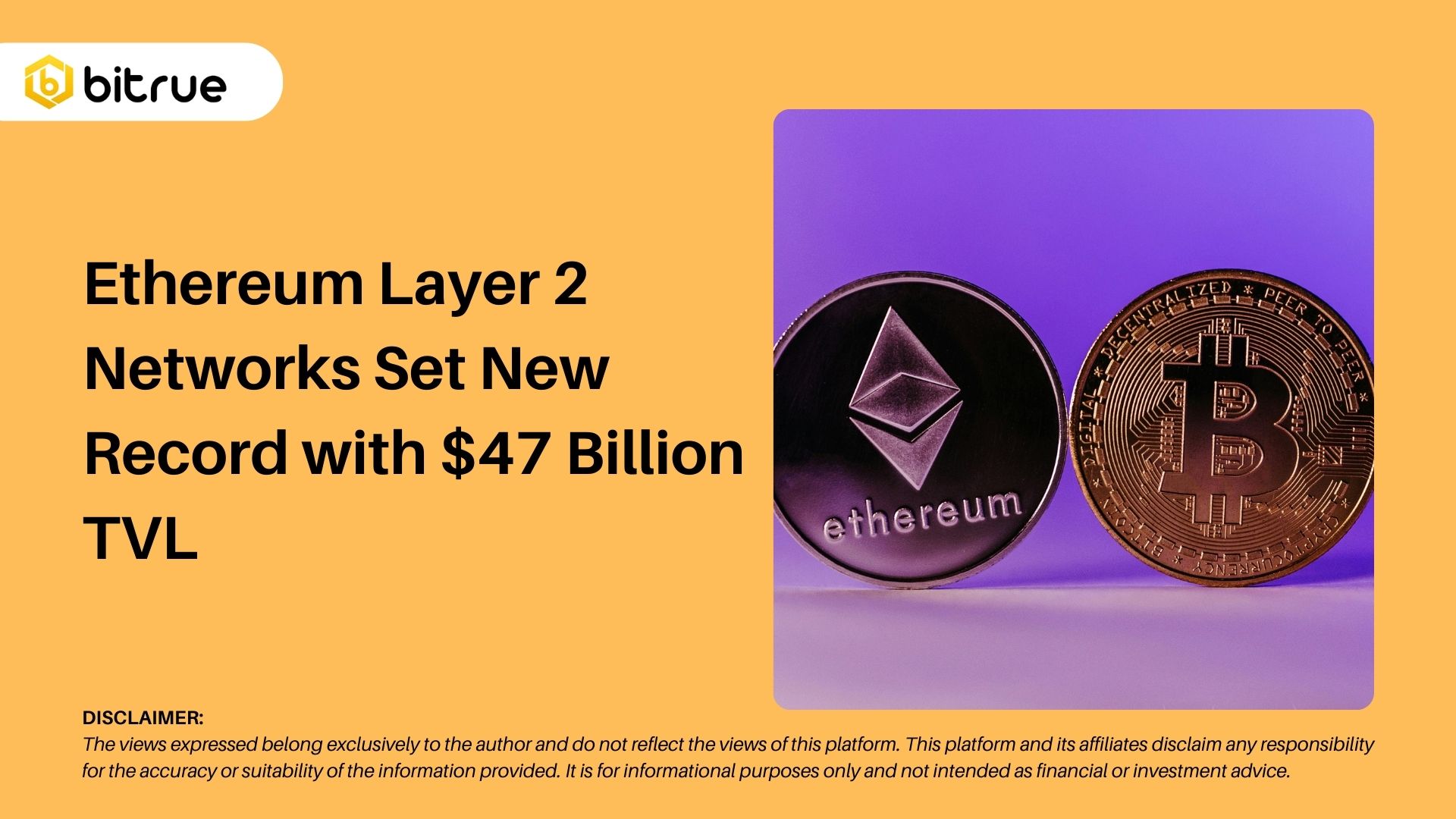 Ethereum Layer 2-netwerken vestigen nieuw record met $ 47 miljard TVL ...