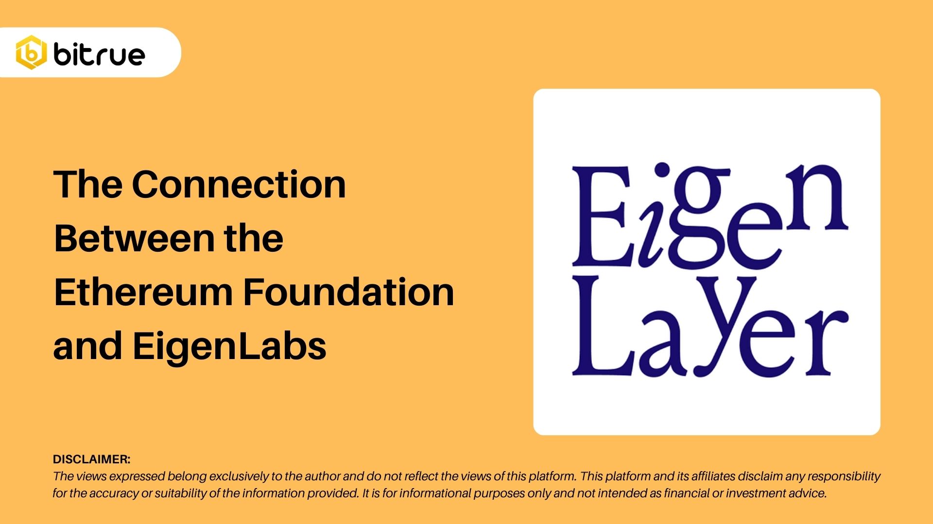 Ethereum Vakfı ve EigenLabs Arasındaki Bağlantı – Bitrue FAQ