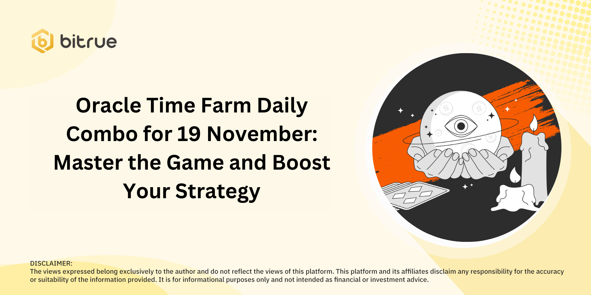 Oracle Time Farm Daily Combo for 19 November: Master the Game and Boost ...
