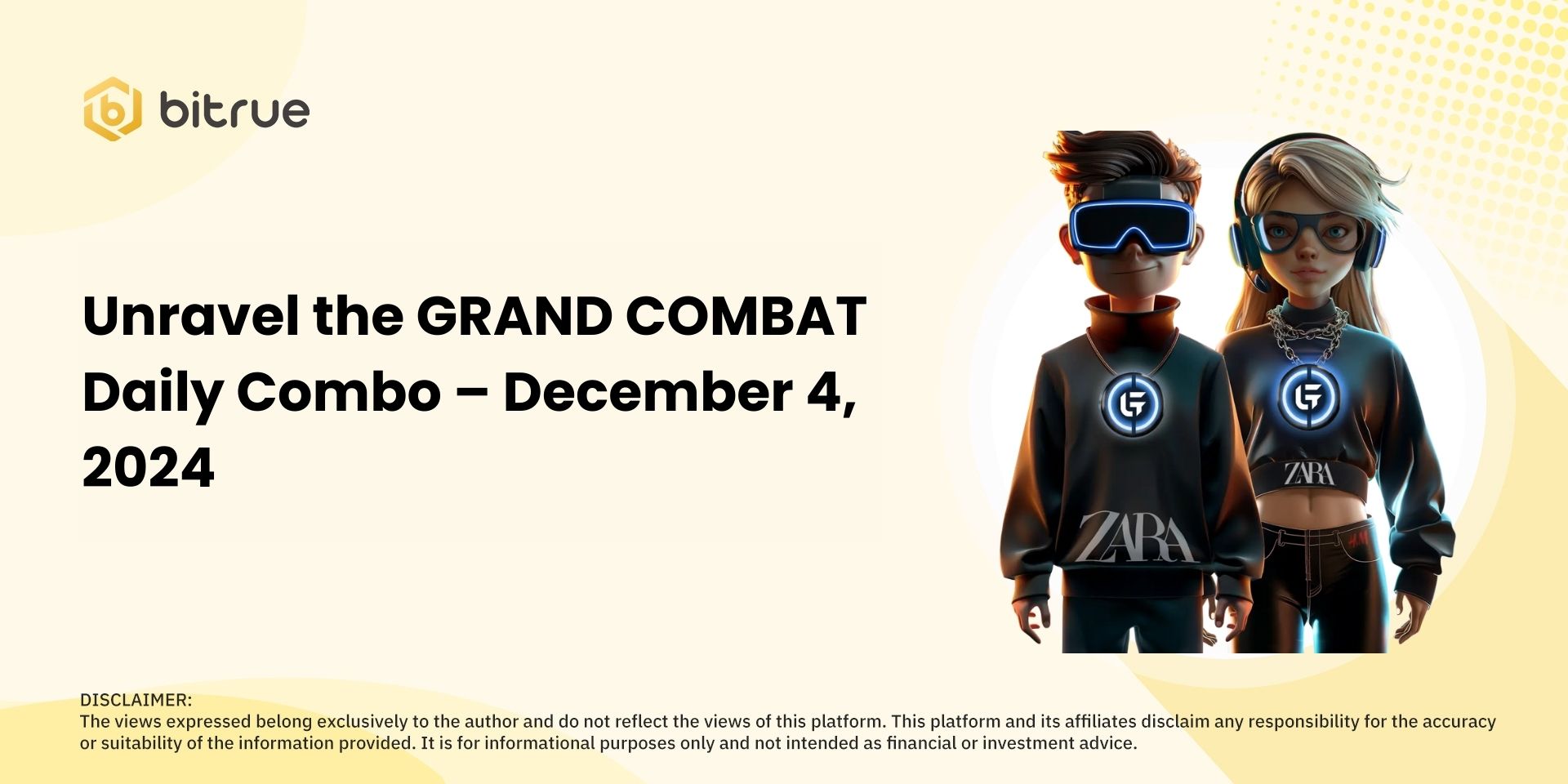 Unravel the GRAND COMBAT Daily Combo – December 4, 2024 – Bitrue FAQ