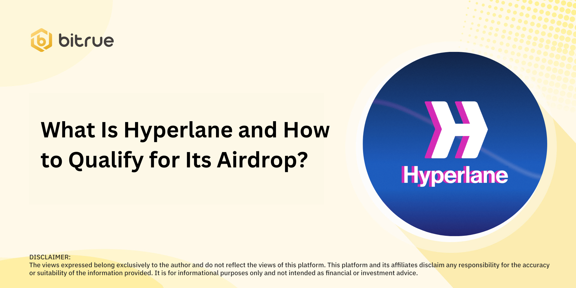 What Is Hyperlane and How to Qualify for Its Airdrop? – Bitrue FAQ