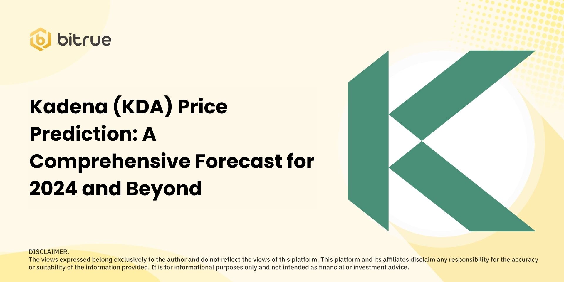 Kadena (KDA) Price Prediction: A Comprehensive Forecast for 2024 and ...