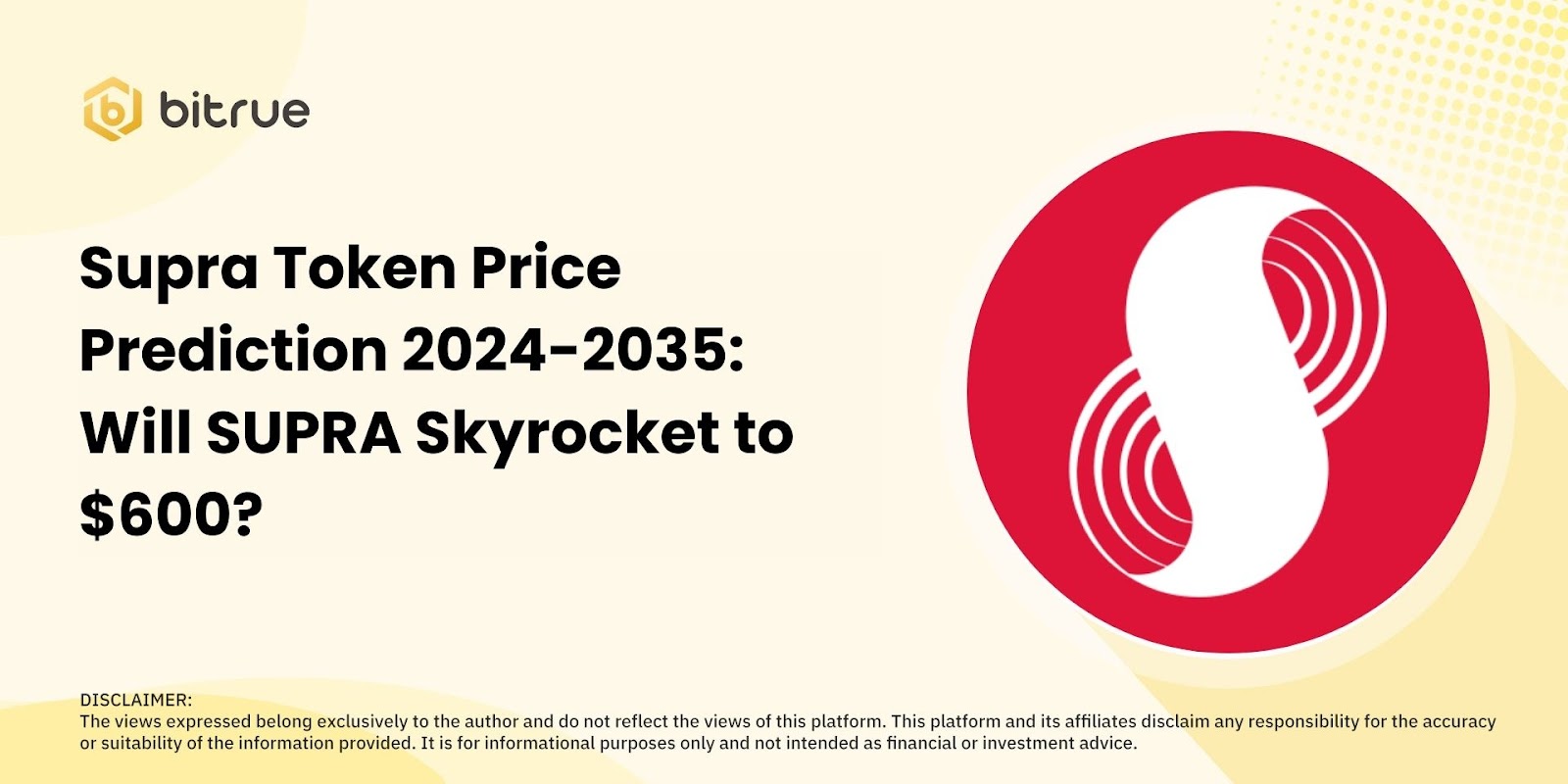 Supra Token Price Prediction 2024-2035: Will SUPRA Skyrocket to $600 ...