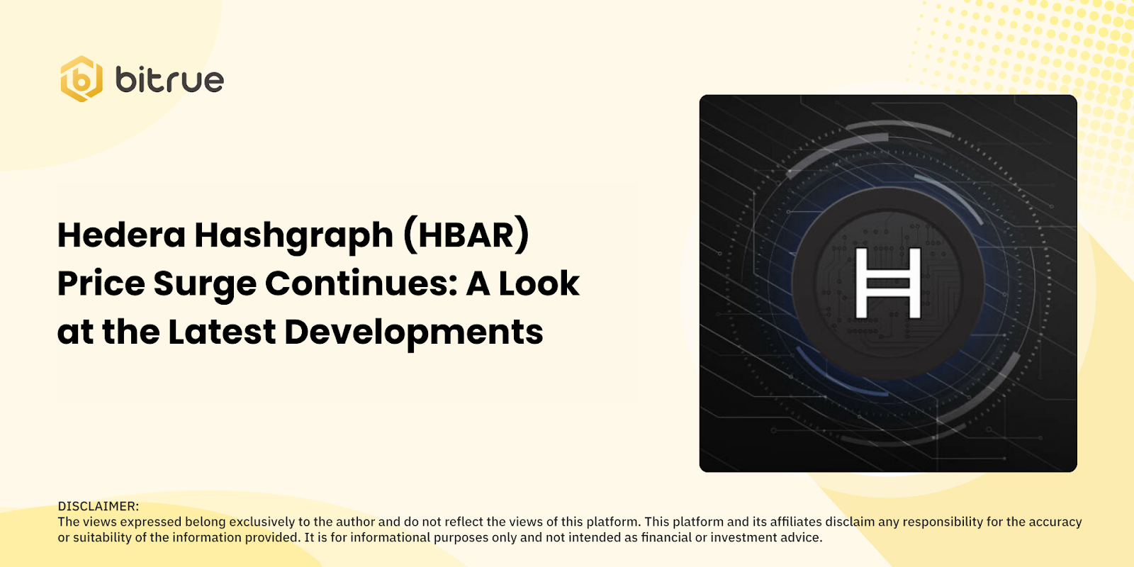 Hedera Hashgraph (HBAR) Price Surge Continues: A Look at the Latest ...