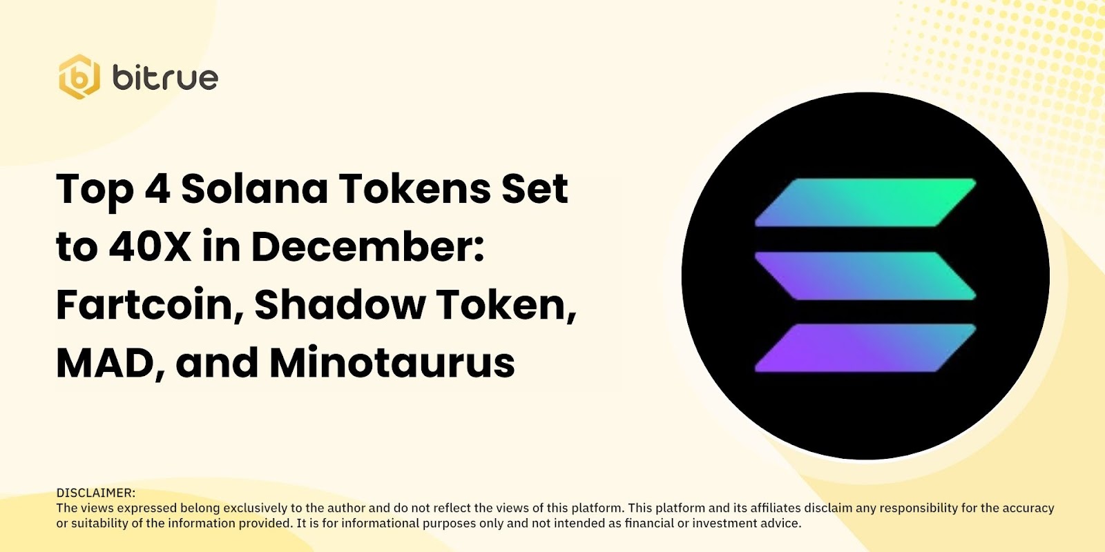 Aralık ayında 40 kata ayarlanmış en iyi 4 Solana tokeni: Fartcoin ...