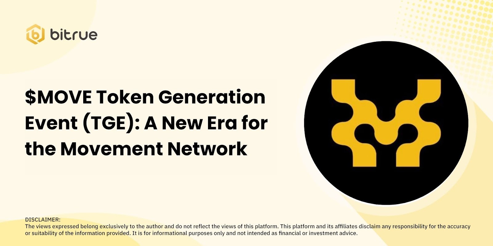 $MOVE Token Generation Event (TGE): A New Era for the Movement Network ...