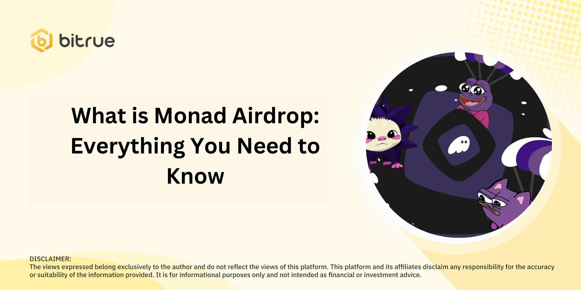 What is Monad Airdrop: Everything You Need to Know – Bitrue FAQ