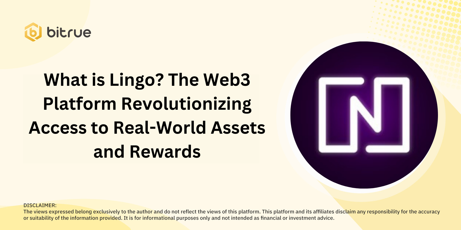 What is Lingo? The Web3 Platform Revolutionizing Access to Real-World Assets and Rewards ...