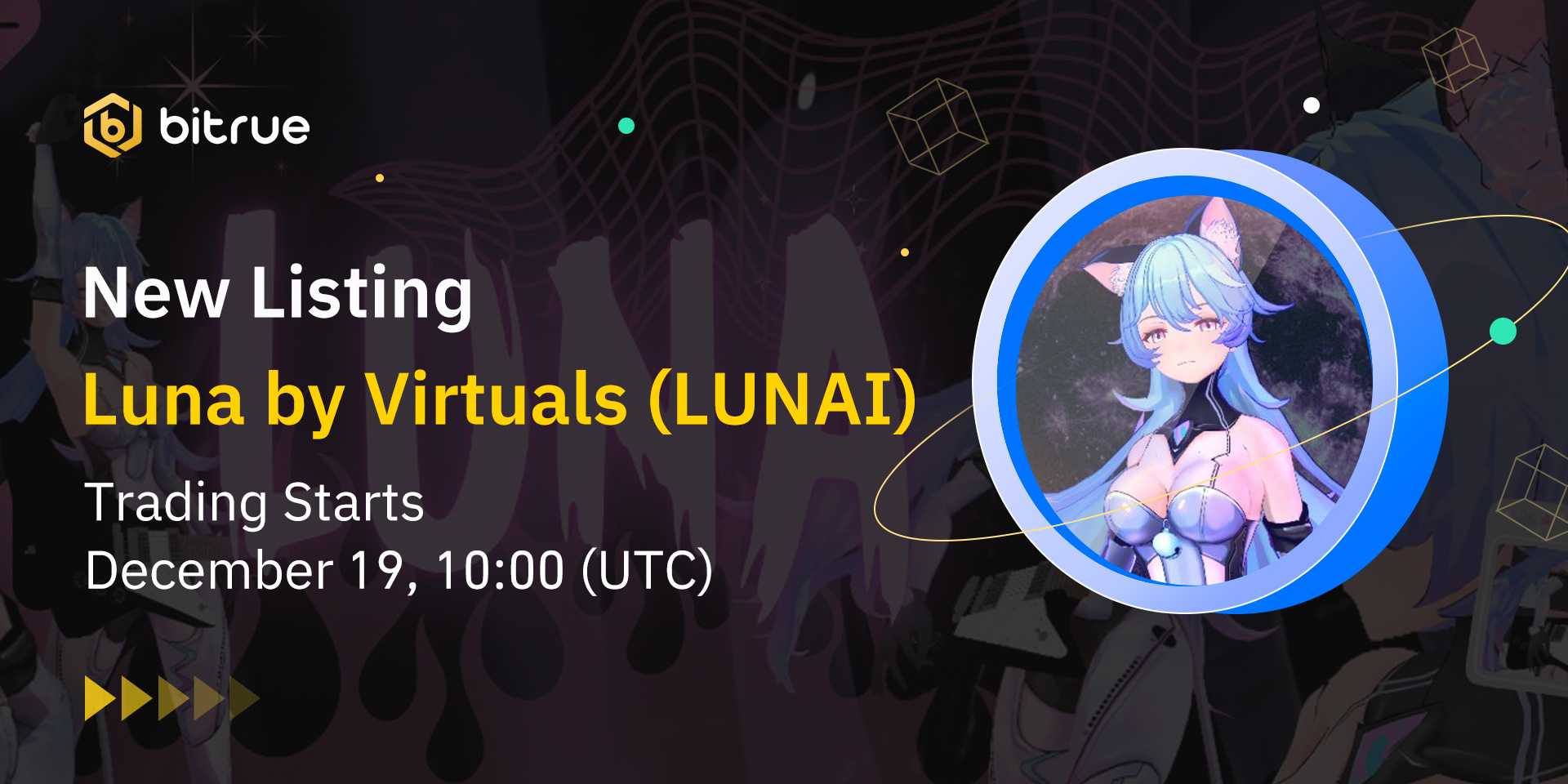 Bitrue Will List Luna by Virtuals (LUNAI) – Bitrue FAQ