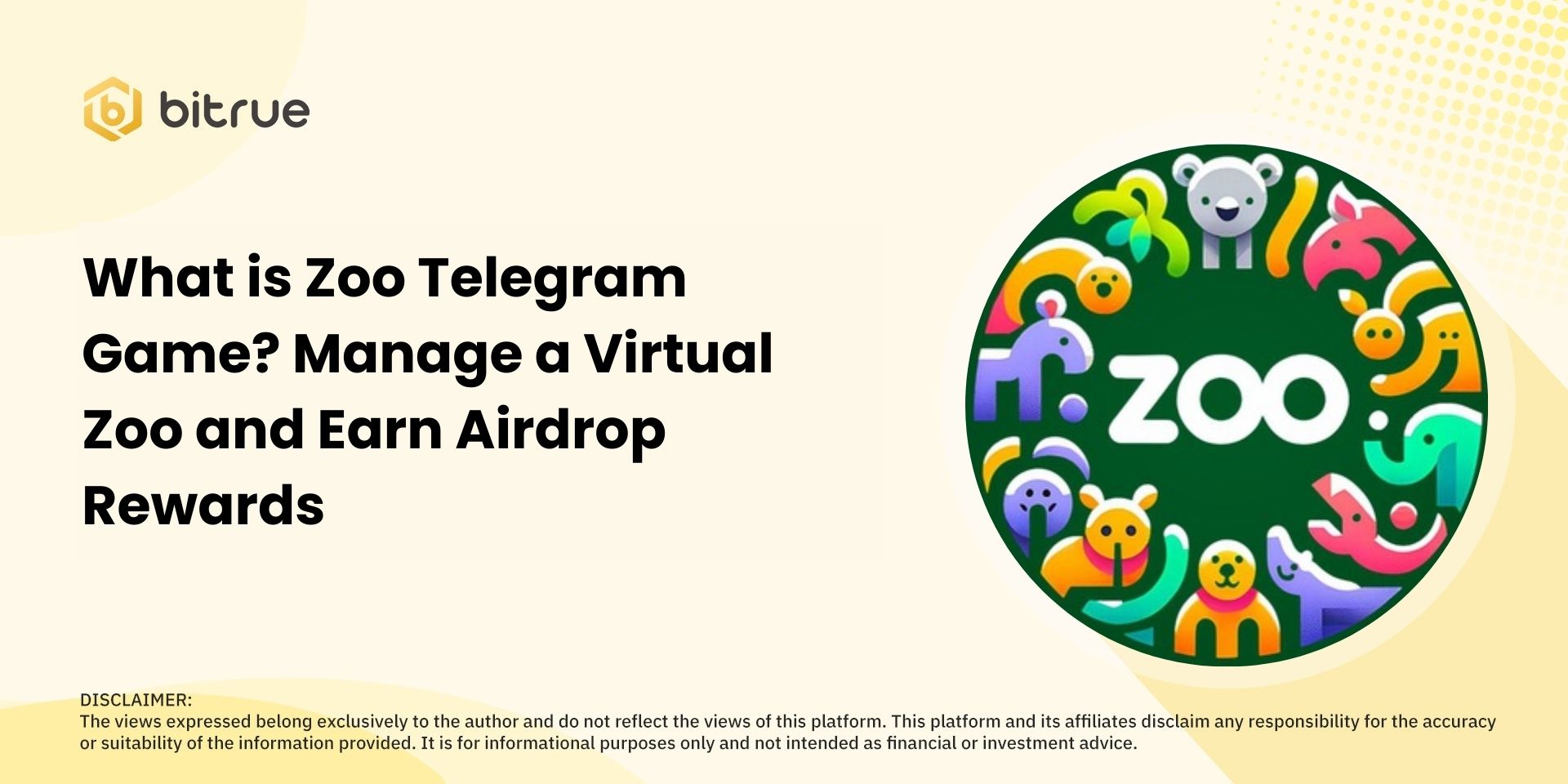 What is Zoo Telegram Game? Manage a Virtual Zoo and Earn Airdrop ...