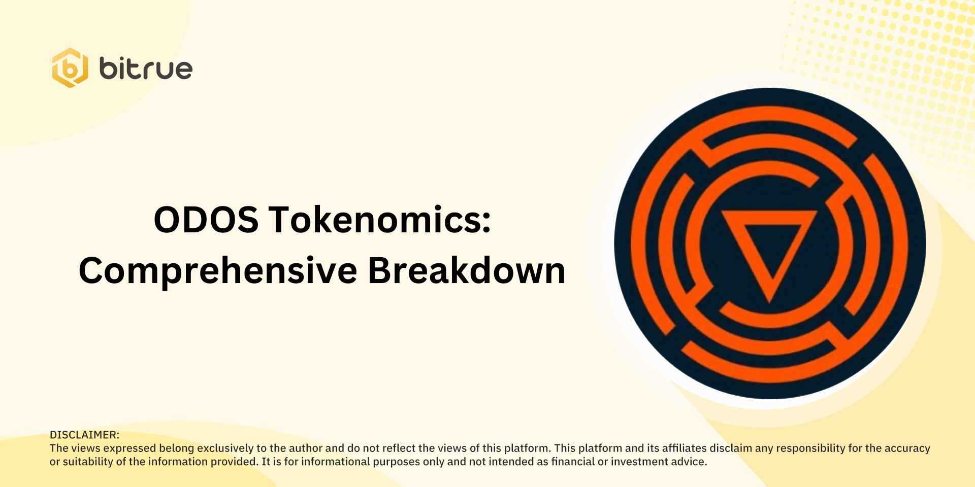 ODOS Tokenomics: Comprehensive Breakdown – Bitrue FAQ