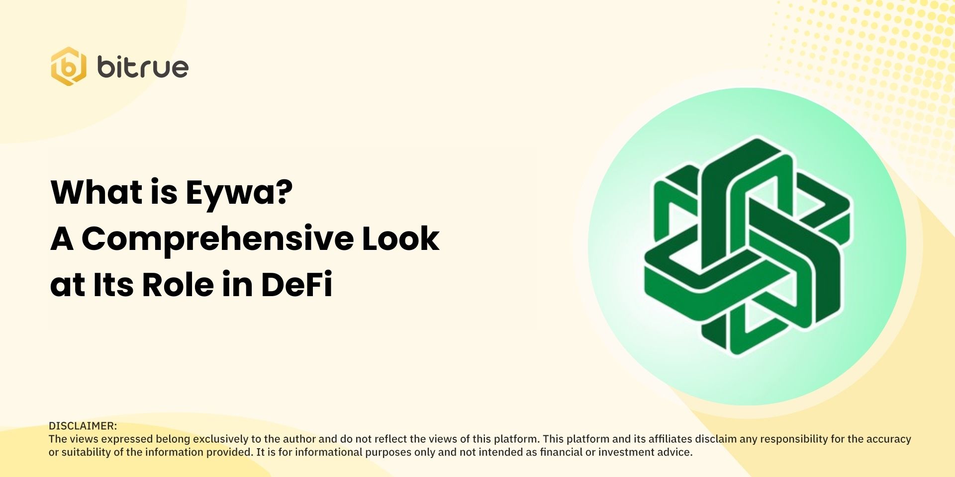 What is Eywa? A Comprehensive Look at Its Role in DeFi – Bitrue FAQ