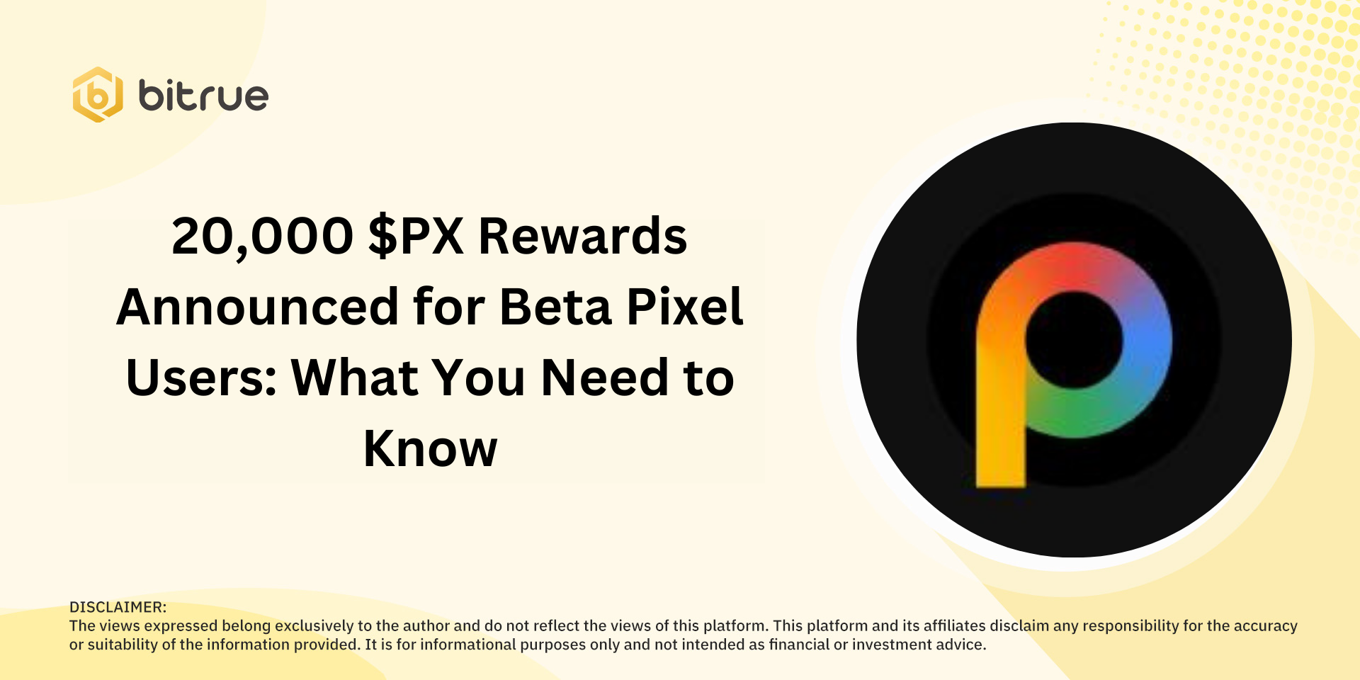 20,000 $PX Rewards Announced for Beta Pixel Users: What You Need to ...