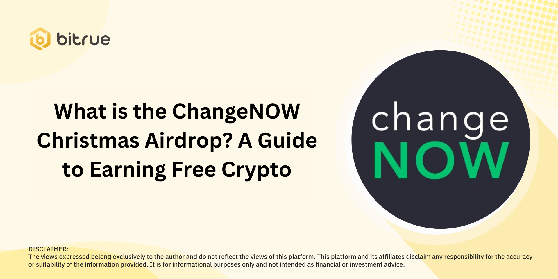 What is the ChangeNOW Christmas Airdrop? A Guide to Earning Free Crypto ...