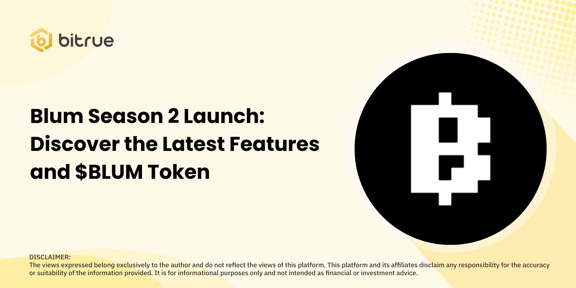 Blum Season 2 Launch: Discover the Latest Features and $BLUM Token ...