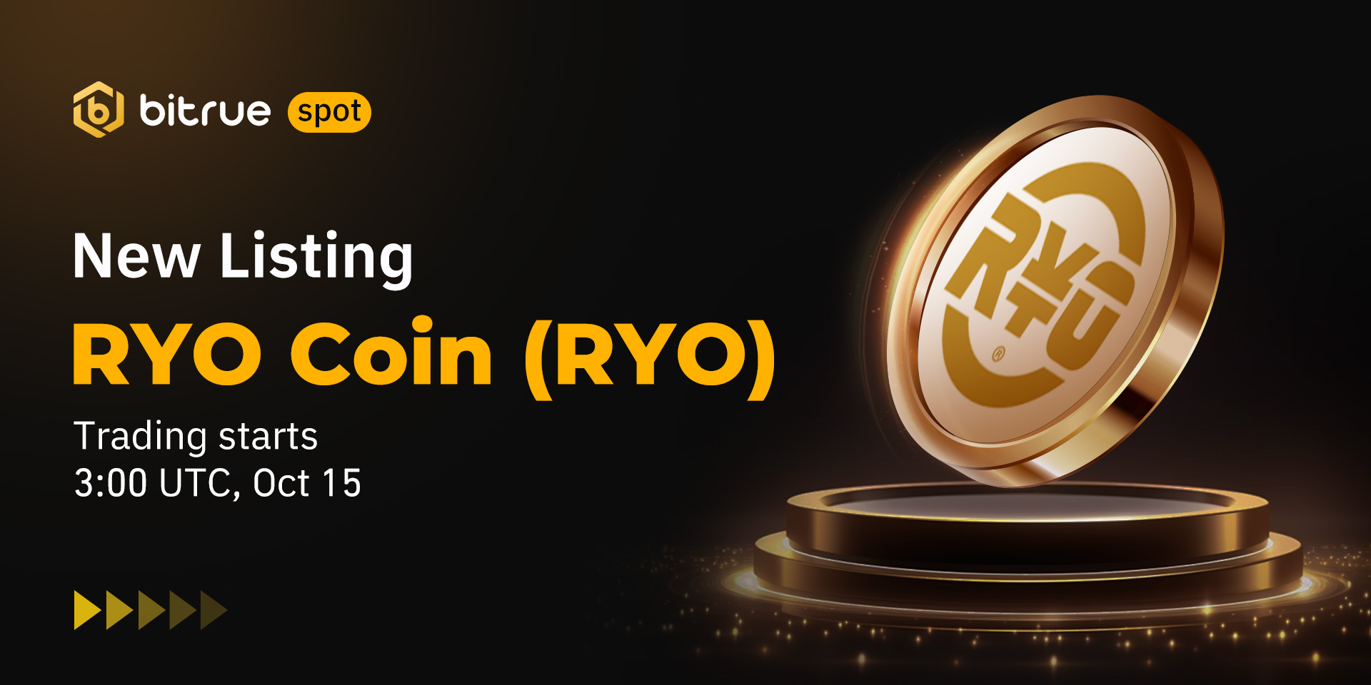 Bitrue Will List RYO Coin (RYO) – Bitrue FAQ